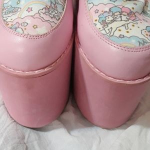 YRU | Shoes | Yru Sanrio Little Twin Star Qozmo Platforms 7 | Poshmark